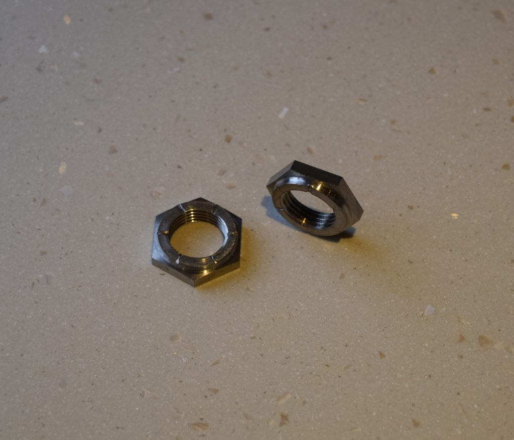 Jam nut for main shaft – titanium – Classic & Vintage Suspension ...