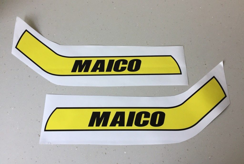 Maico 78 79 petrol tank decal ~ OEM – Classic & Vintage Suspension ...