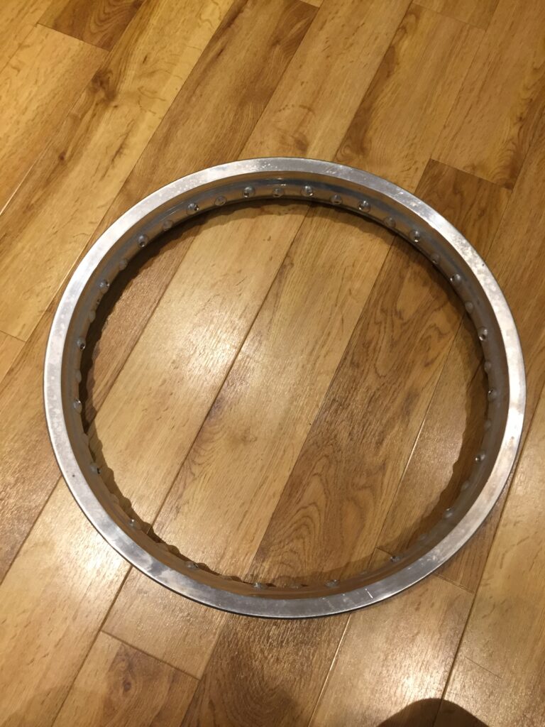 NOS MORAD (Akront) 19 inch x 1.85 flangeless 40 hole alloy rim ...